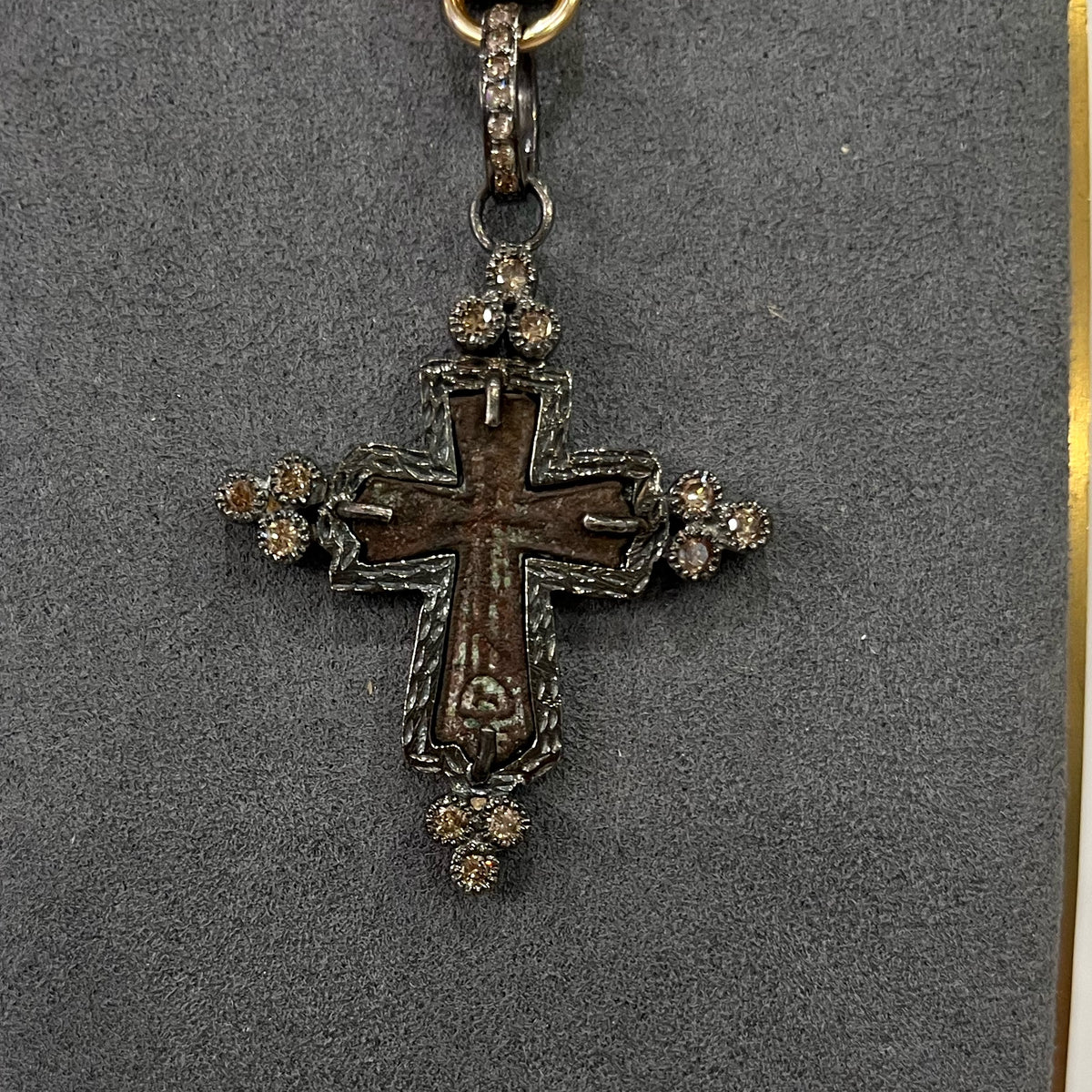 Vignette - Antique Diamond Cross C1840"S – Chapel Farm Collection