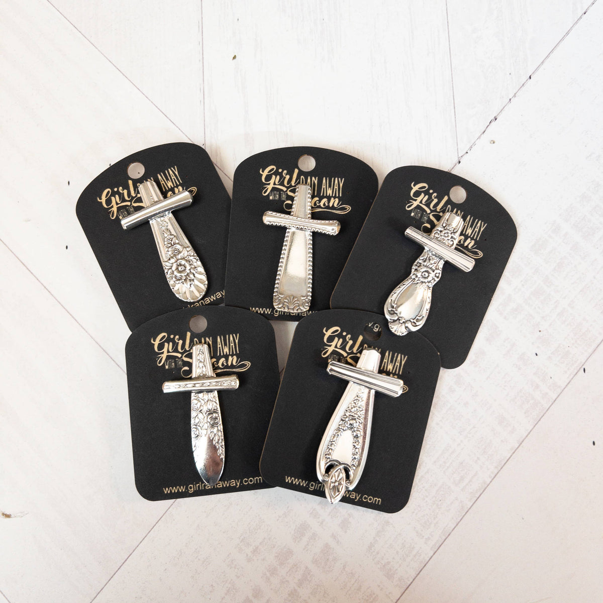 Silverware Handle Cross Pin – Chapel Farm Collection